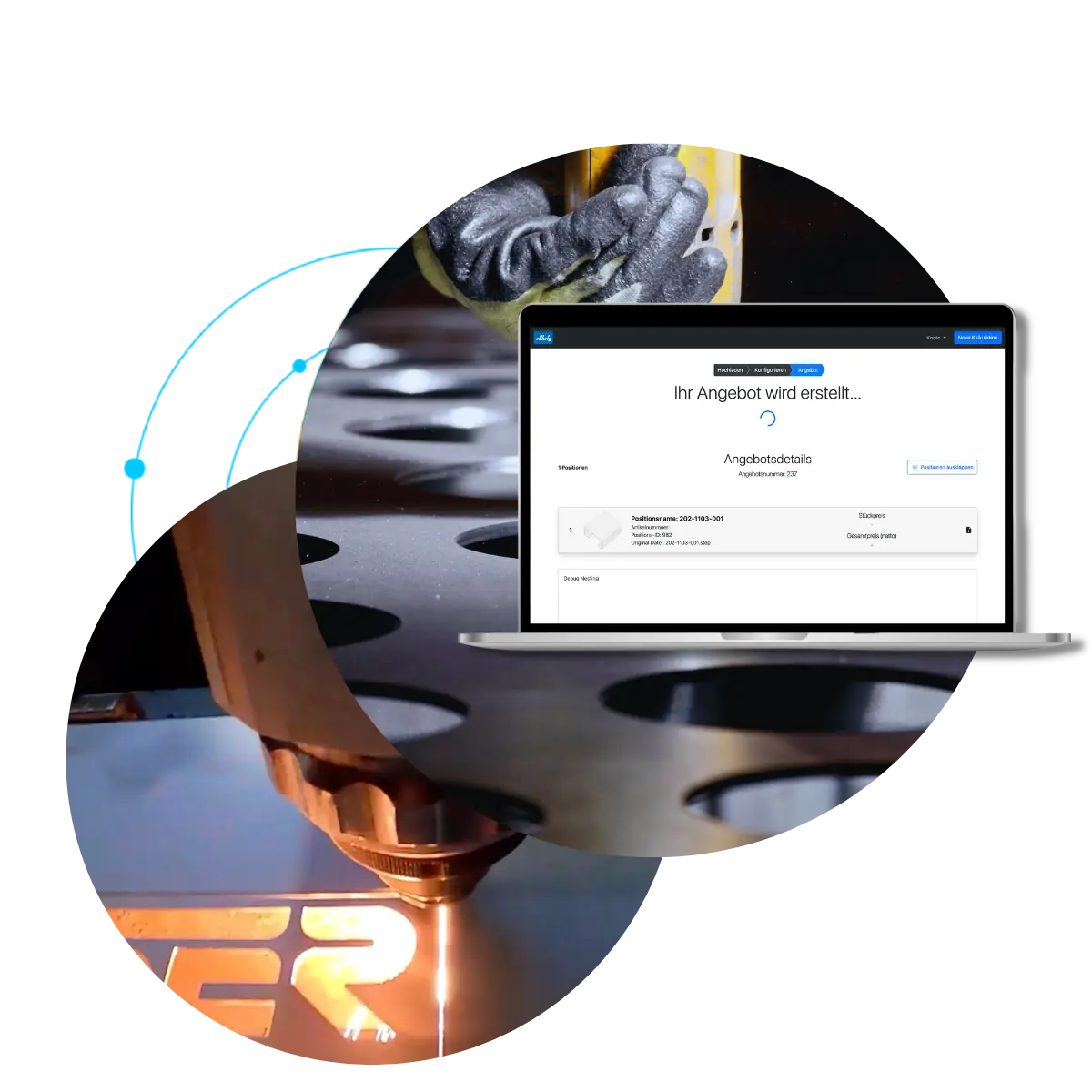 Flansche / Ankerplatten online lasern lassen | Laserschneiden24.de